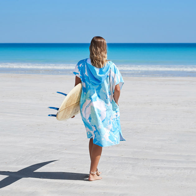 Dock & Bay Adult Beach Poncho Changing Robe - Marble - Take A Dip– Dock ...